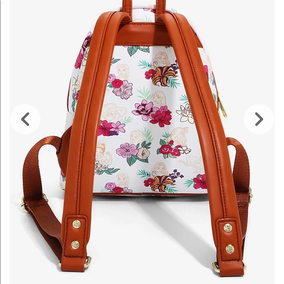 Loungefly | Bags | Loungefly Disney Princess Fall Floral Mini Backpack ...